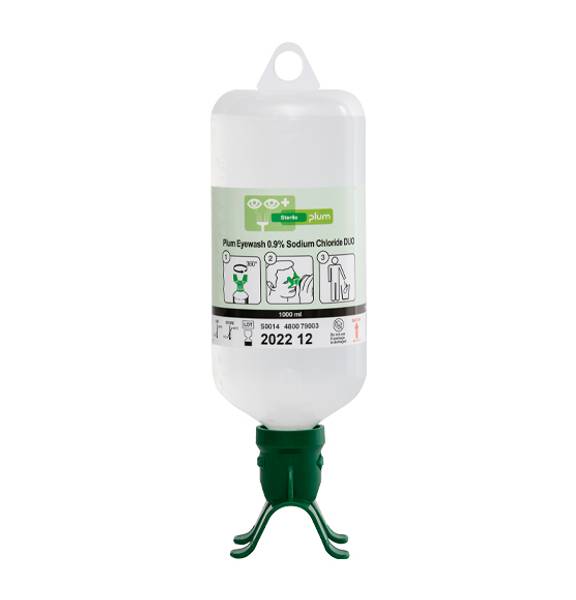4800 PLUM DUO SILMÄNHUUHTELUPULLO, 1000 ml, sis. huuhteluneste ...